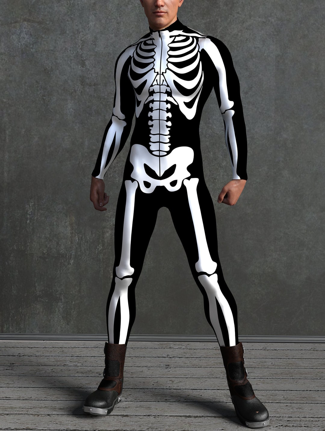 Skeleton Costume, Mens Skeleton Costume, Skeleton Costume Men, Mens ...