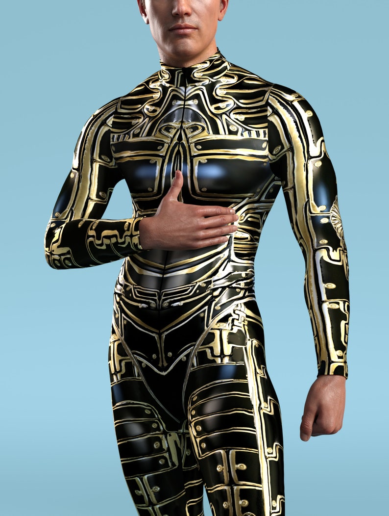 Egyptian God Cyber Droid Costume Armour Costume Men Festival - Etsy