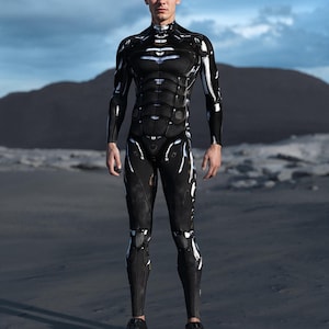 Robot Costume Men, Droid Costume Men, Festival Costumes for Men, Rave ...