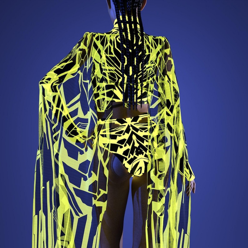 Rave Dancer Wings, Festival Disco Wings, Transparent Angels Wings, Neon ...
