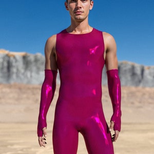 Rave Romper for Men, Party Romper, Disco Rave Outfit, Glitter Effect ...