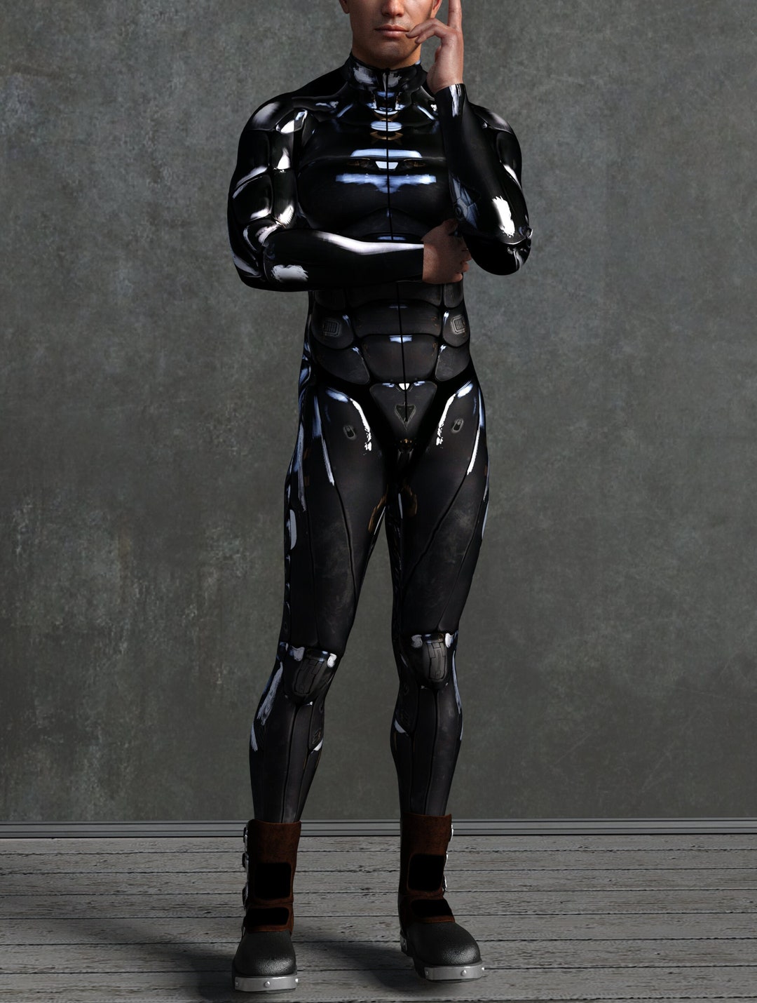 Robot Costume Men, Droid Costume Men, Festival Costumes for Men, Rave ...