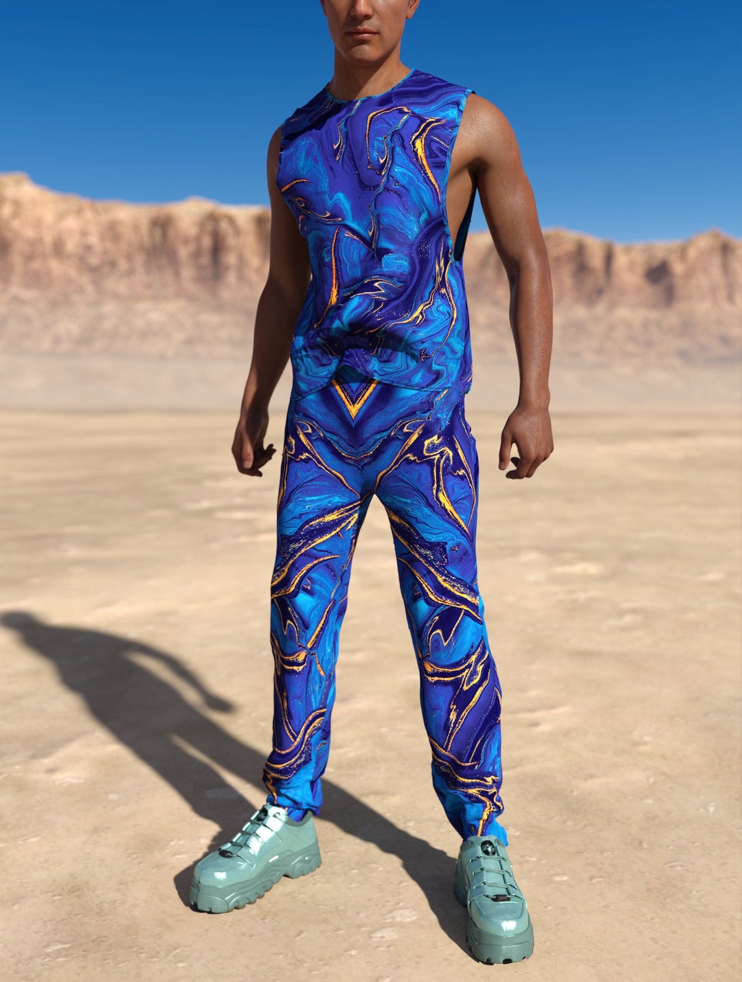 Performance Men Pants, Festival Male Pants, Party Disco Rave Pants ...