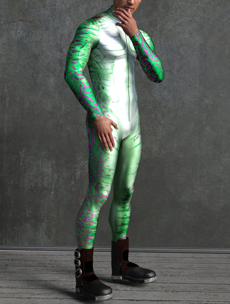 Alien Bodysuit Men Alien Costume Men Halloween Costumes Men - Etsy