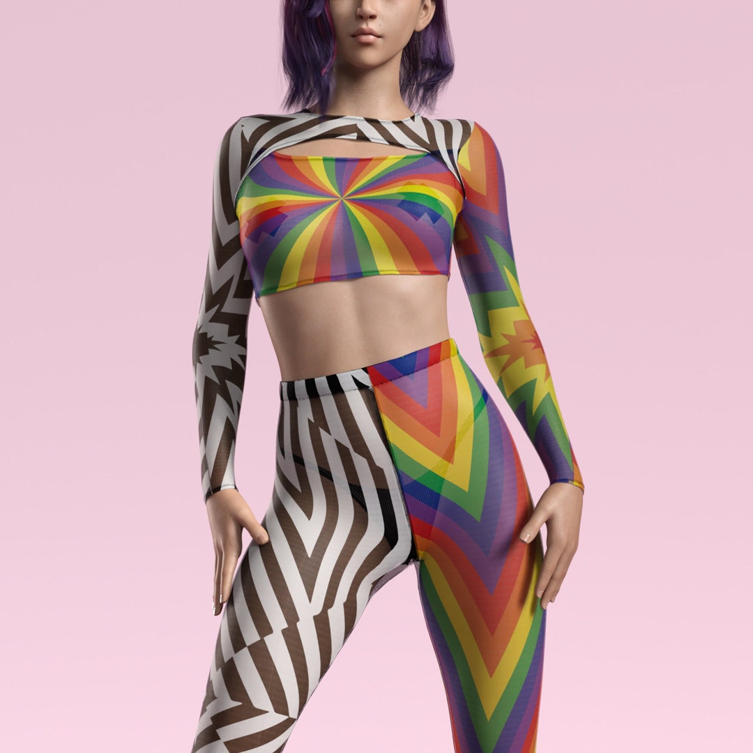 Pride Set, Colorful Pride Set, Rainbow Pride Set, LGBTQ Set, Festival Cutout Set, Pride Month ...