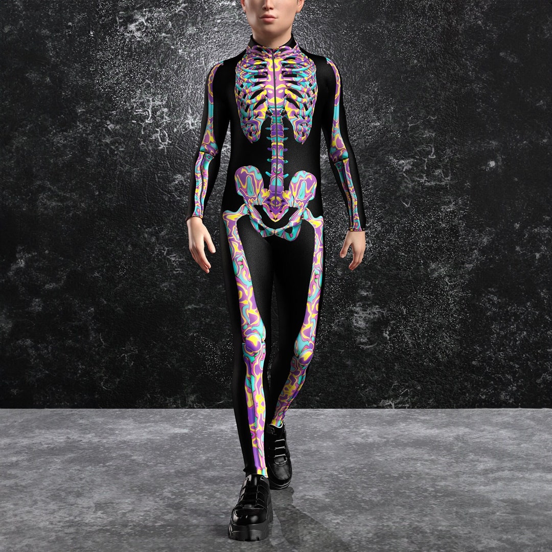 Skeleton Costume Kids Kids Halloween Costume Boys Skeleton - Etsy