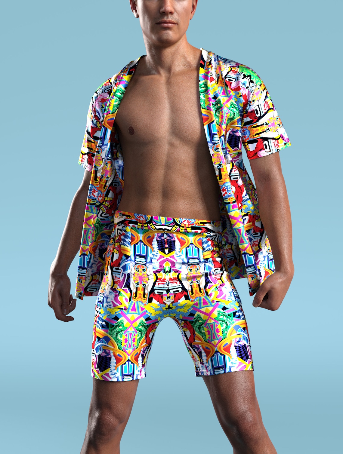 Rave Outfit Men Rave Clothing Men Festival Outfit Men - Etsy