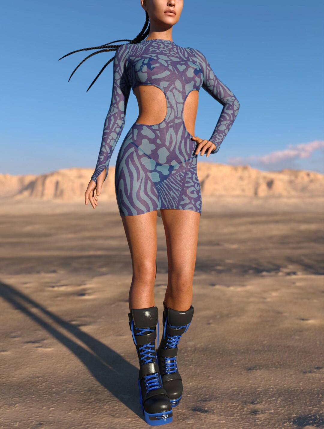 Sheer Rave Cutout Dress for Women, Transparent Festival Dress for Women ...