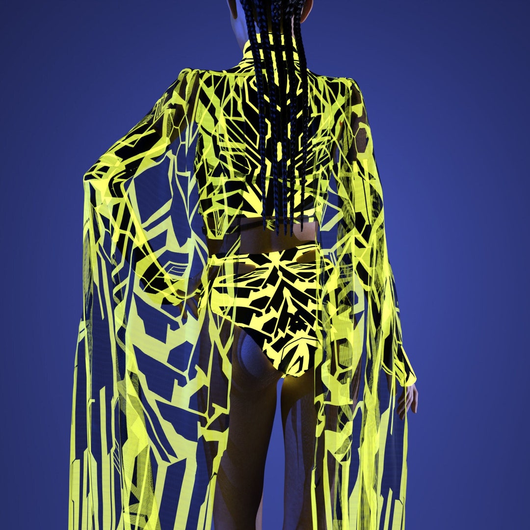 Rave Dancer Wings, Festival Disco Wings, Transparent Angels Wings, Neon ...