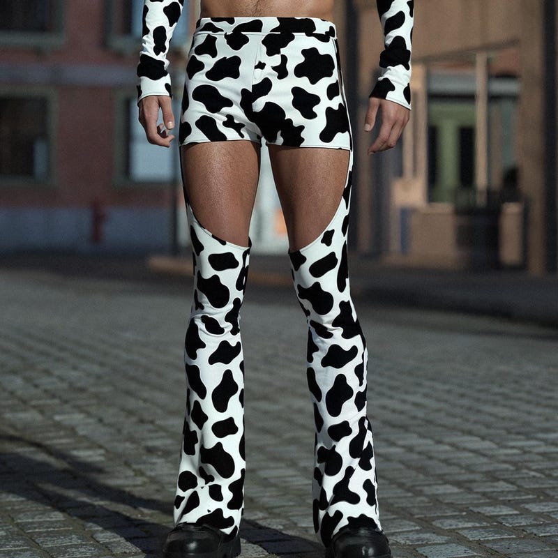 Cow Print Chaps - Etsy
