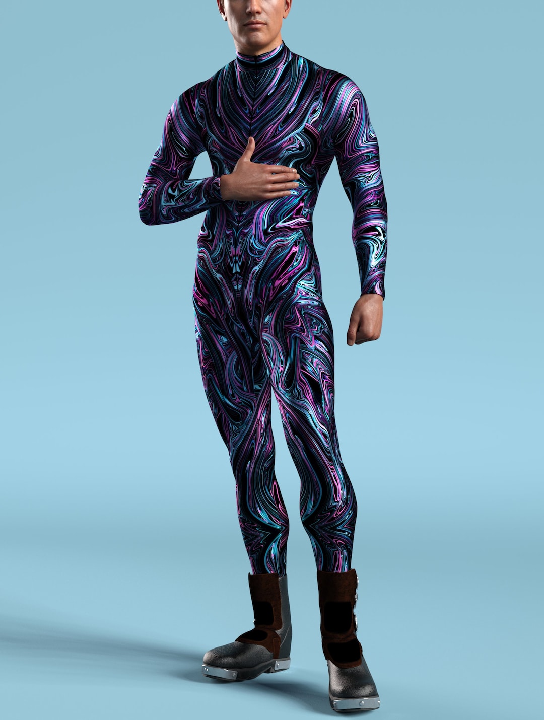 Rave Outfit Men, Festival Outfit Men, Male Costume, Men Bodysuit, Male ...