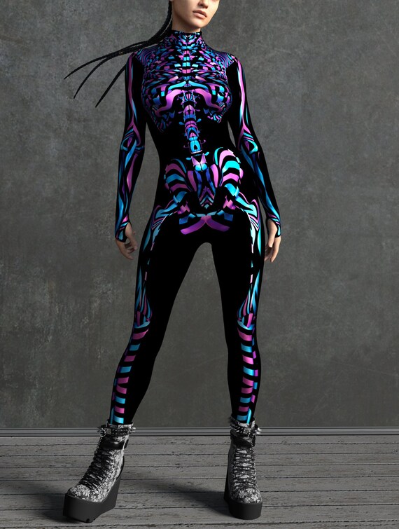 Festival Skeleton Costume Skeleton Costume Skeleton - Etsy