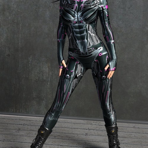 Robot Bodysuit Festival Costume Women Rave Costumes for - Etsy