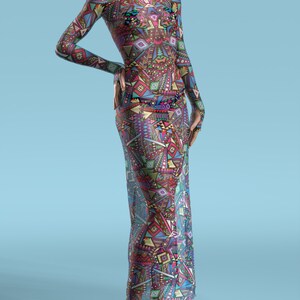 Sheer Side Cut Festival Dress for Women, Sheer Long Rave Dress for ...