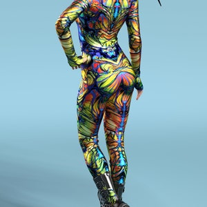 Psychedelic Bodysuit, Psychedelic Costume, Psychedelic Clothing ...