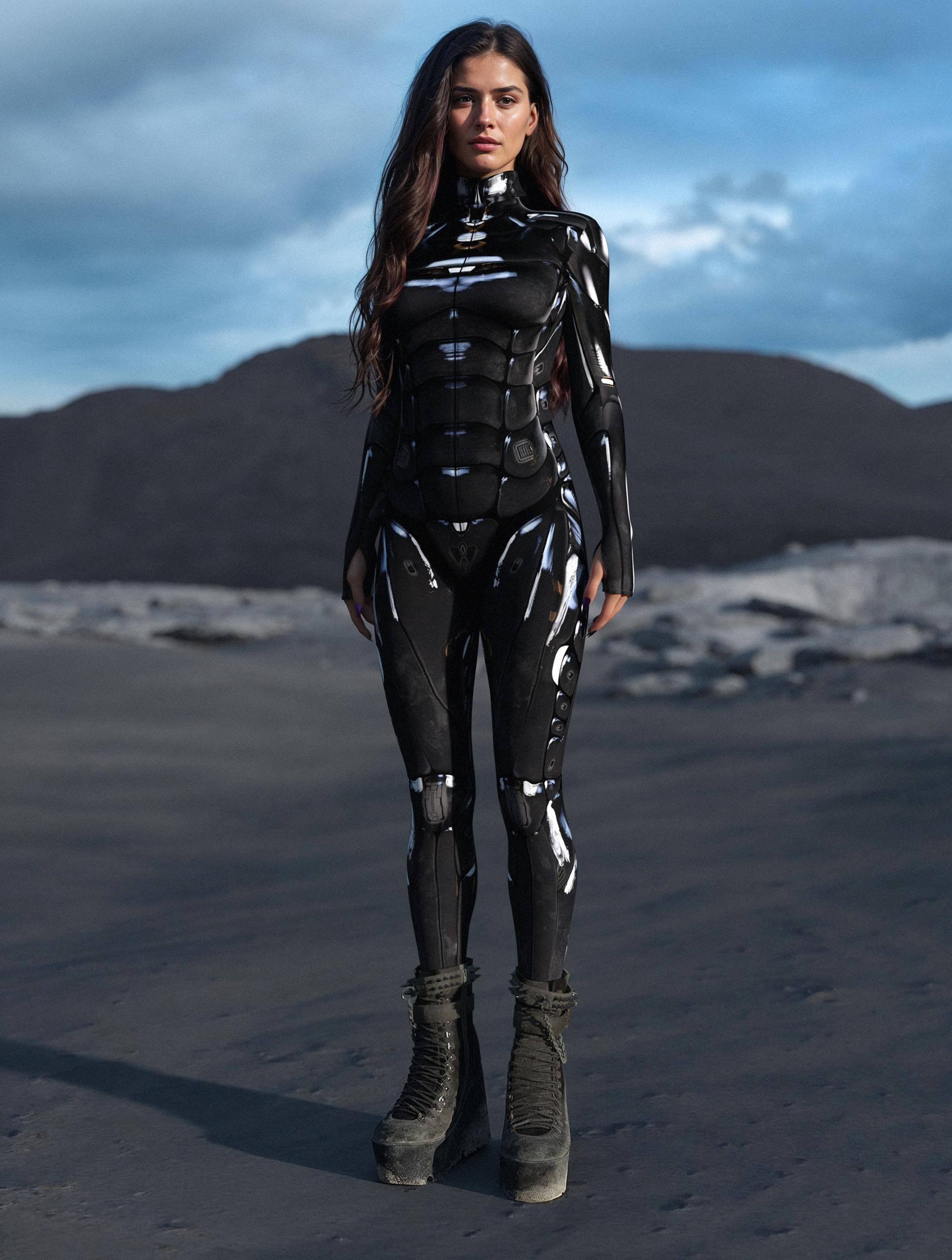 Leviathan Costume: Women's Droid Armour, Robot Cosplay - Halloween ...