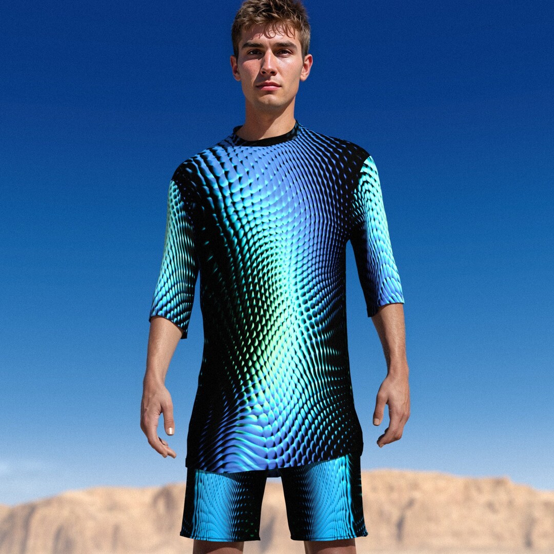 Male Rave Clothing, Festival Set for Men, Festival Outfit Man, Rave ...