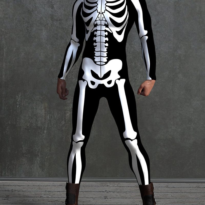 Karate Kid Skeleton Costume - Etsy