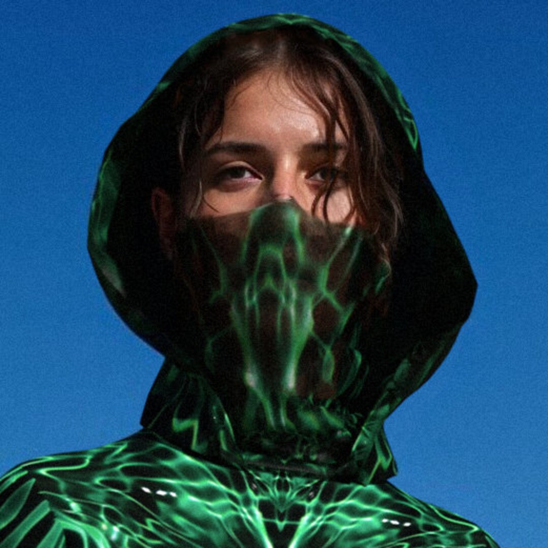 Festival Party Hood Woman, Women Rave Hood, Performance Disco Hooded ...