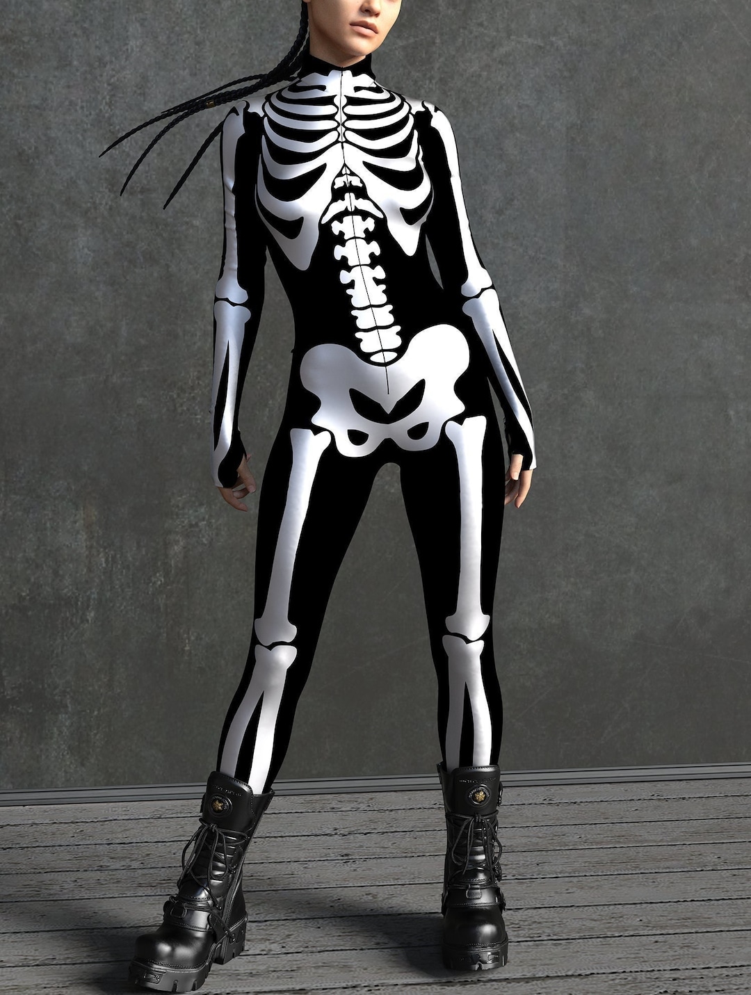 Skeleton Bodysuit Skeleton Costume Women Skeleton Costume Womens ...