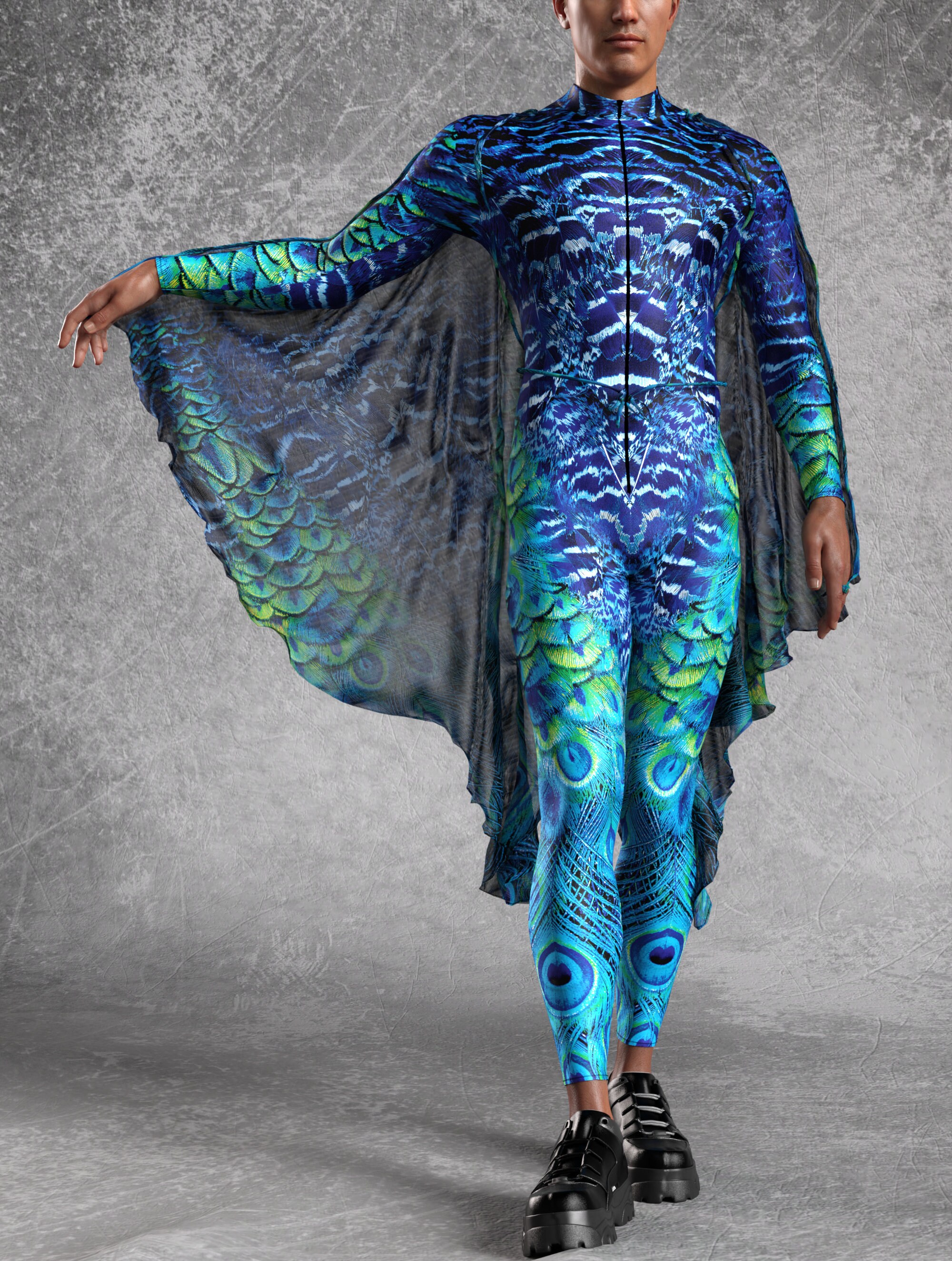 Men Peacock Costume
