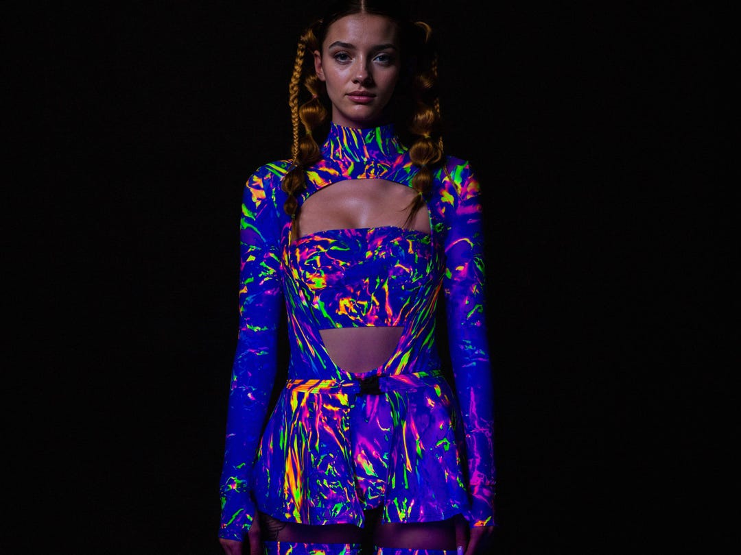Open-heart Leotard, Festival Woman Leotard, Rave Clothing, Rave Women ...