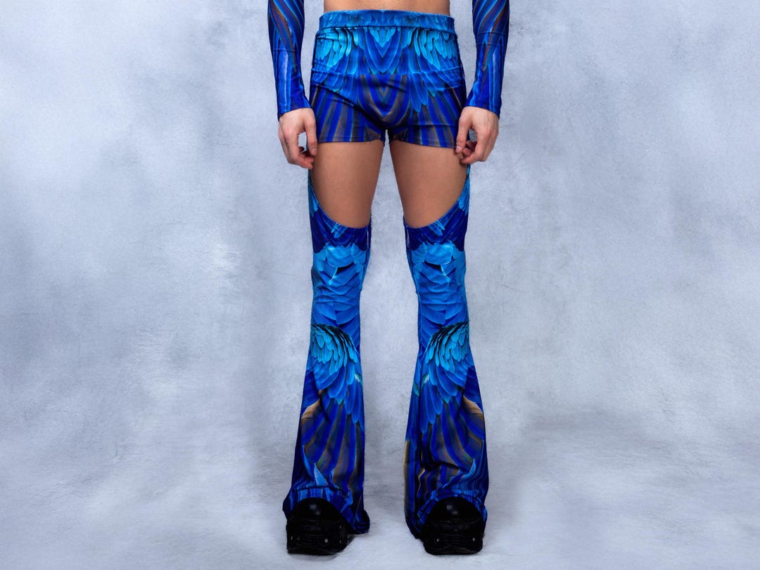 UV Male Charlestone Chaps, Animal Print Clothing Men, Festival Male ...