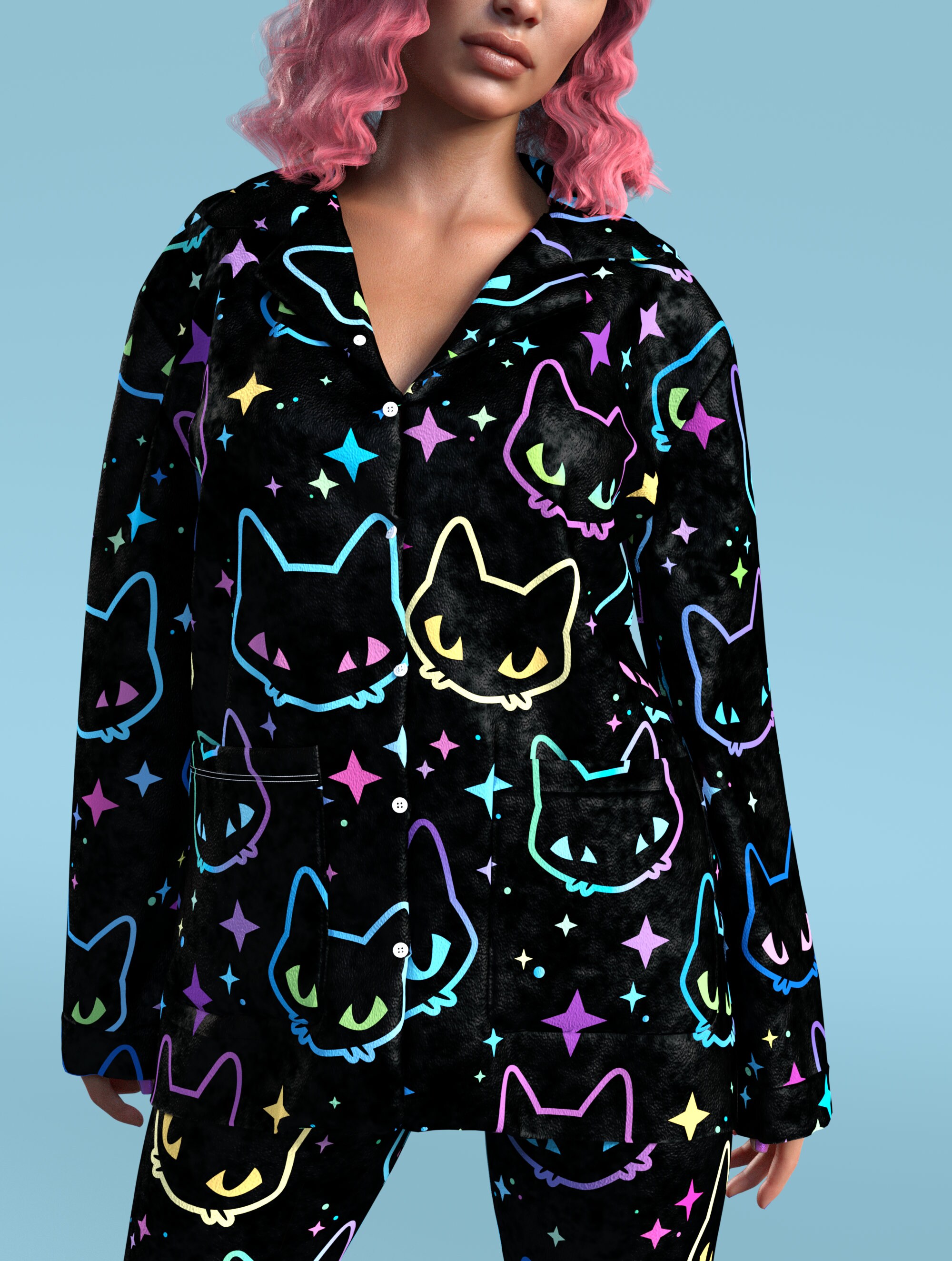 Pajama Women Cute PJ Set Leisure Wear Set Sleep Wear Set - Etsy