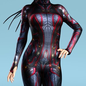 Cyber Costume Women, Cyborg Costume Women, Rave Bodysuit, Festival ...
