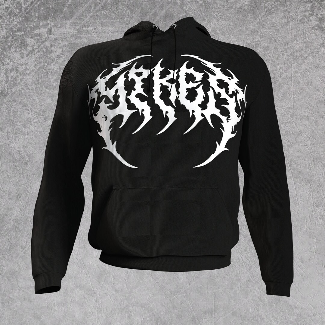 Heavy Metal Aesthetic Hoodie Gothic Hoodie for Men Women - Etsy