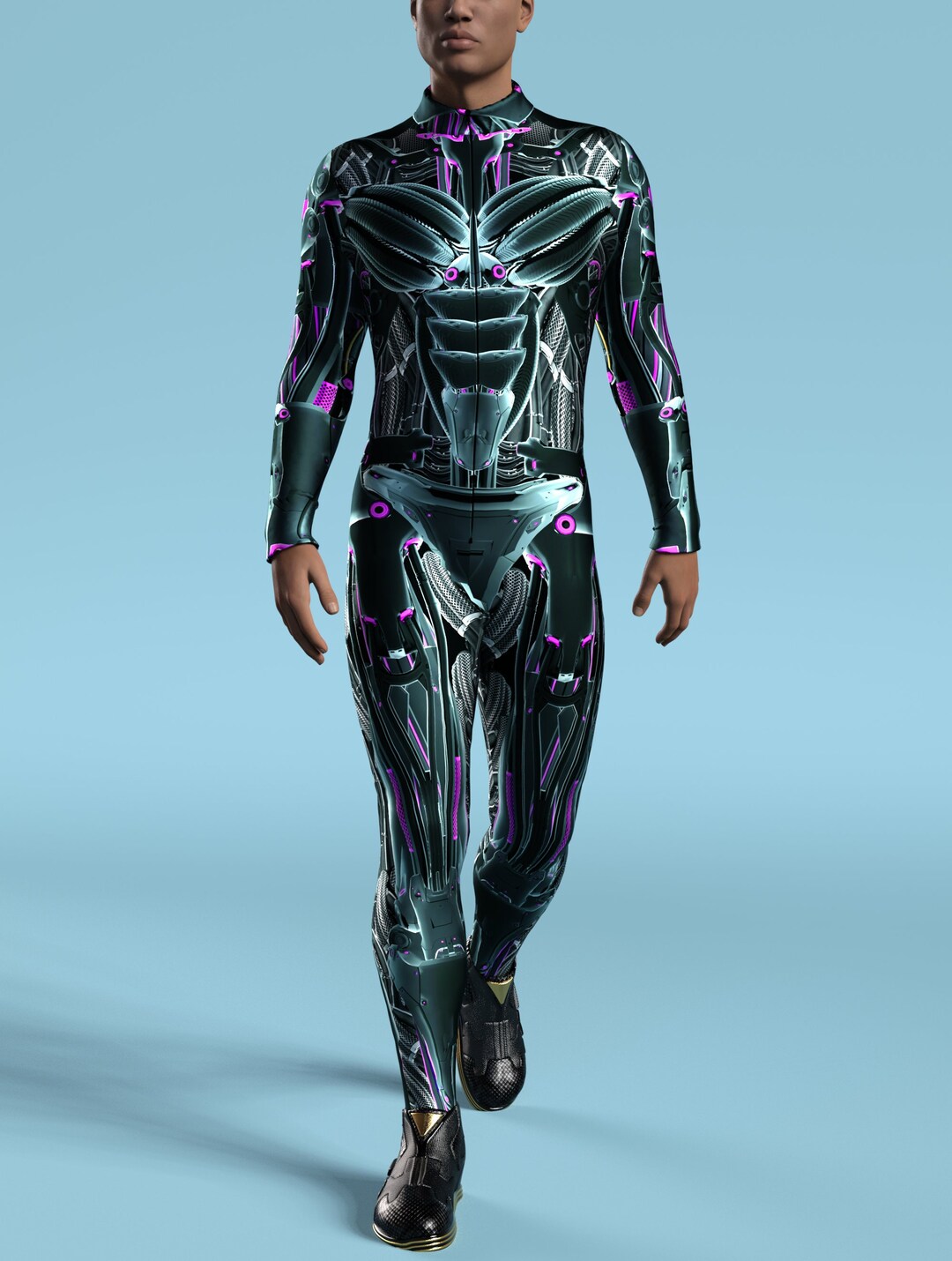 Robot Costume Men, Droid Costume Men, Festival Costumes for Men, Rave ...