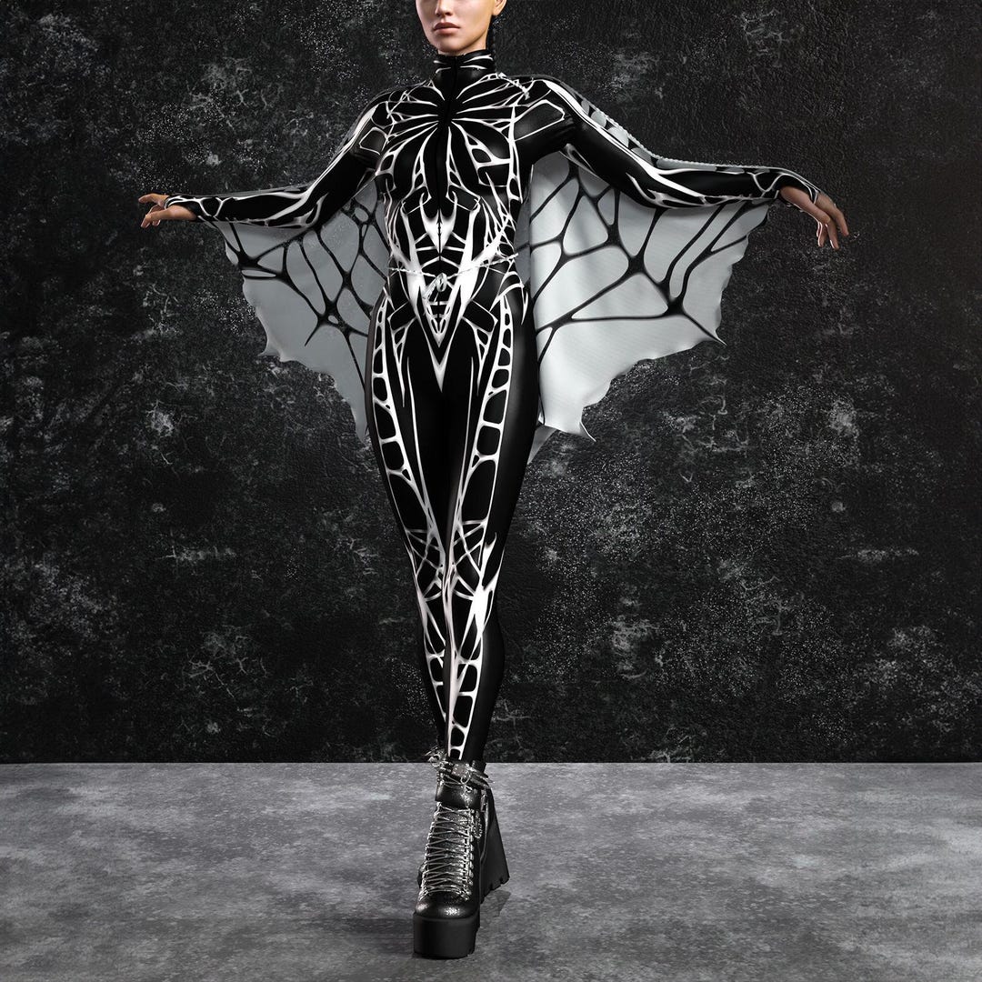 Halloween Spider Costume Set, Womens Halloween Outfit, Halloween Set ...