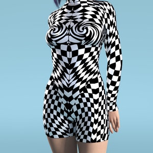 Rave Costume, Trippy Costume Woman, Psychedelic Clothing, Aerial ...