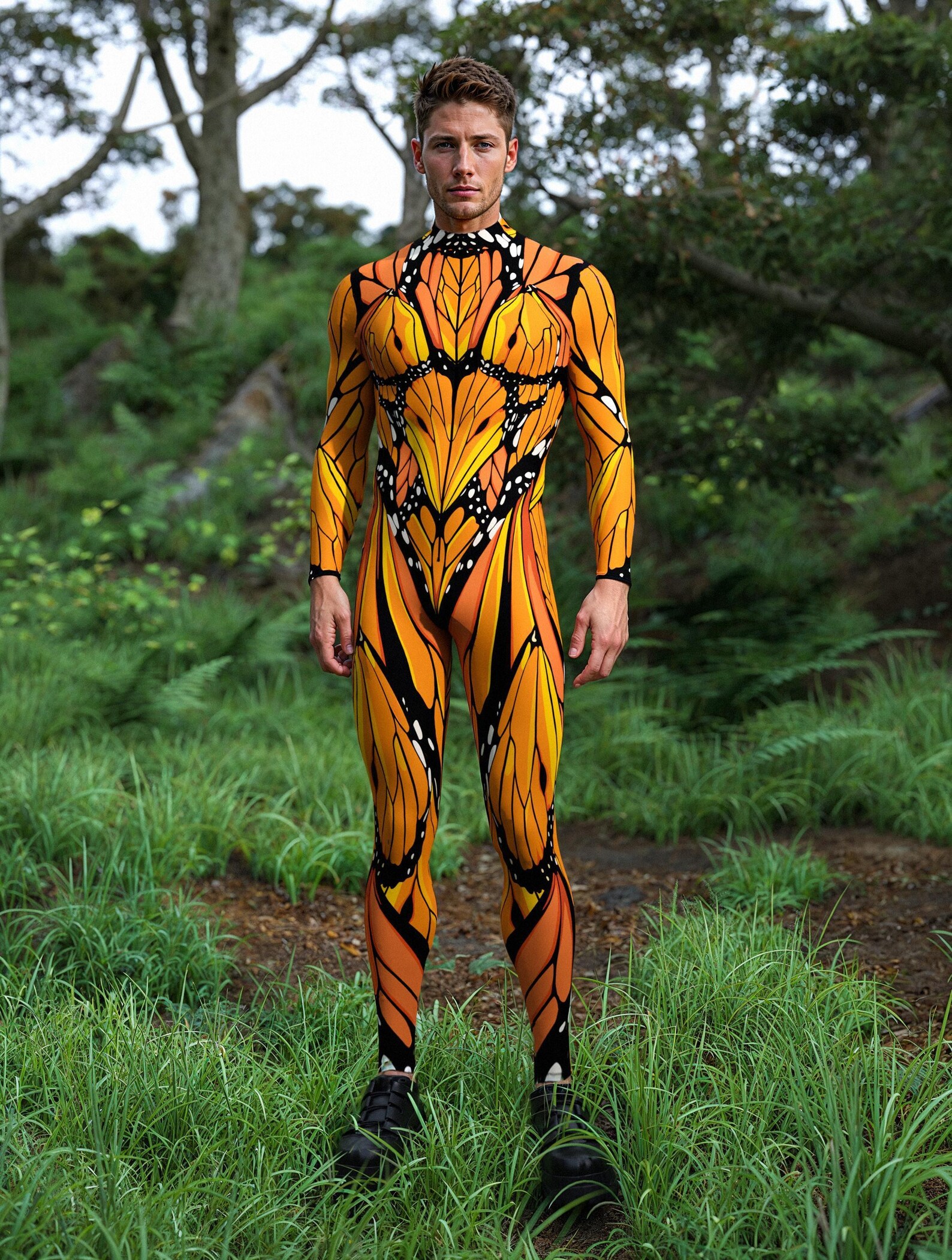 Butterfly Wings Bodysuit: UV Reactive Halloween Costume Set - Etsy