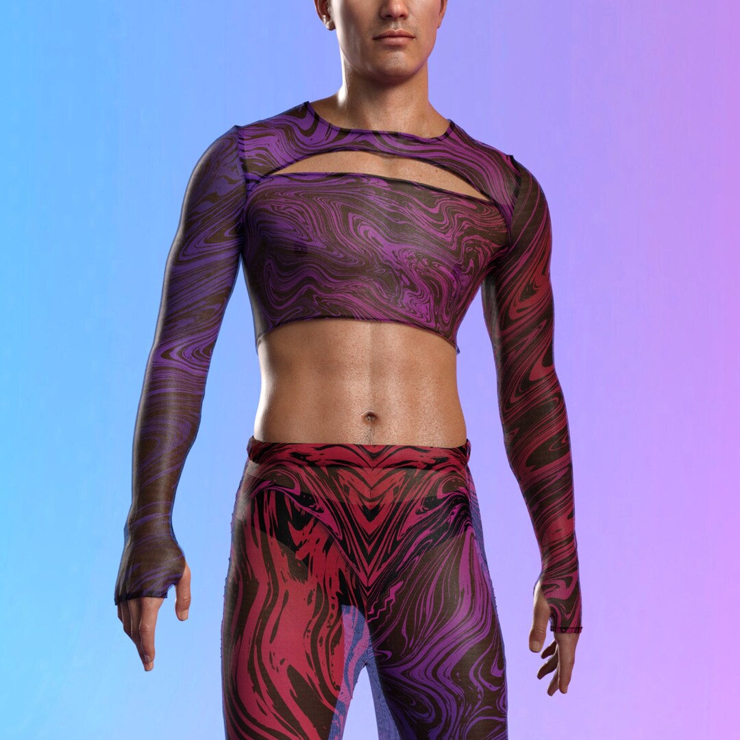 Rave Transparent Outfit, Disco Rave Mesh Outfit, Rave Fashion Set ...