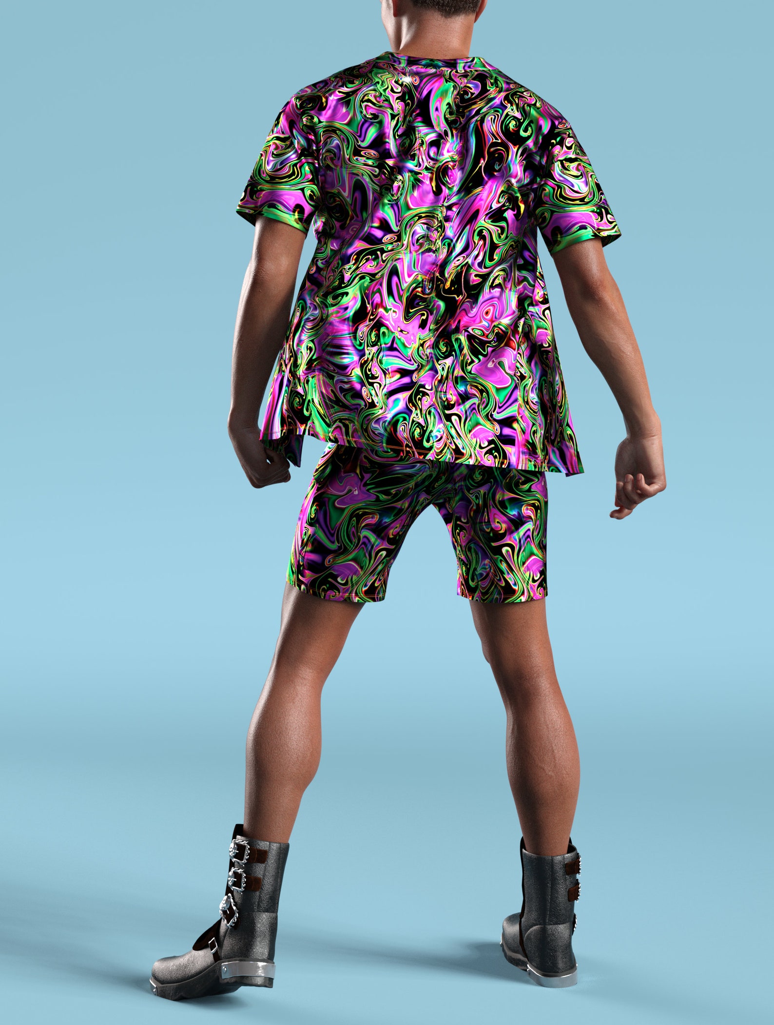 Rave Clothing Men Men Rave Shorts Festival Clothing Men EDC - Etsy