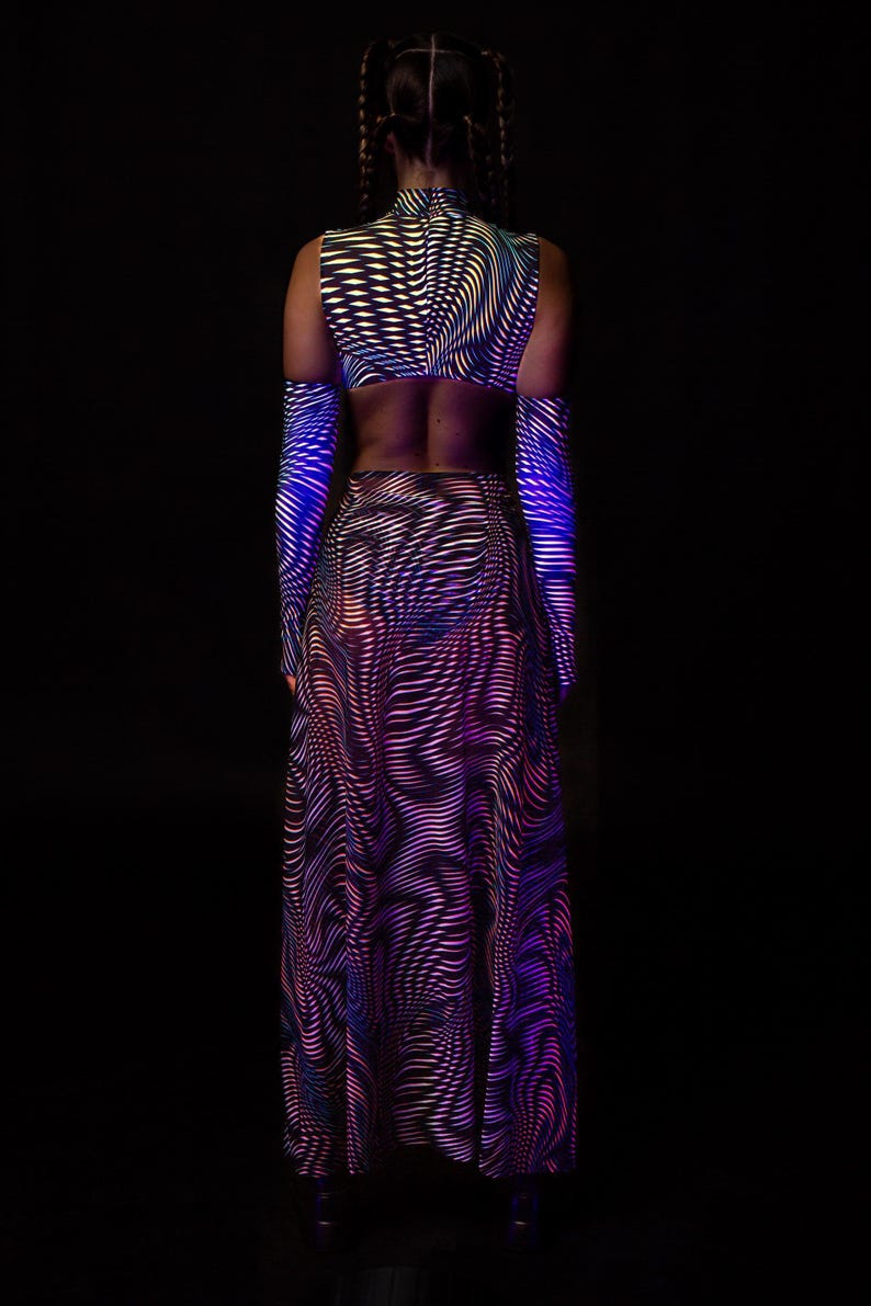 Rave Chaps Leotard, UV Neon Leotard, Clothing Woman, Festival Fashion ...