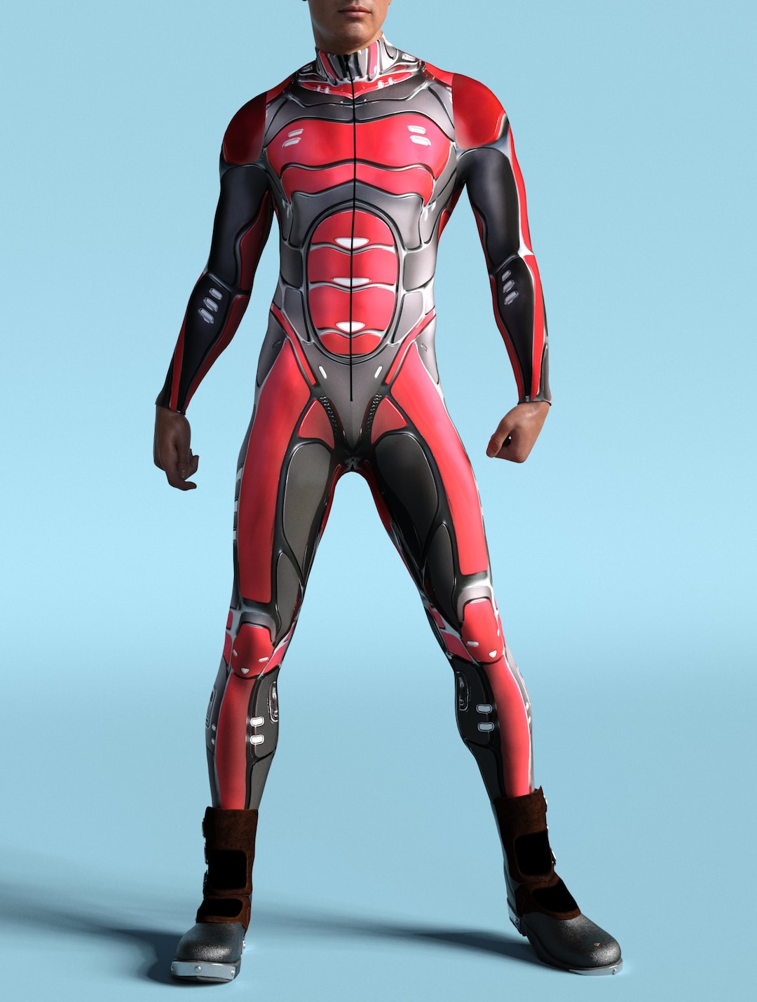 Male Cyber Costumes, Cyber Bot Costume Men, Armour Costume Men, Cosplay ...