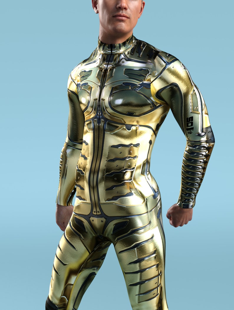 Robot Costume Men Robot Bodysuit Men Festival Costume for - Etsy