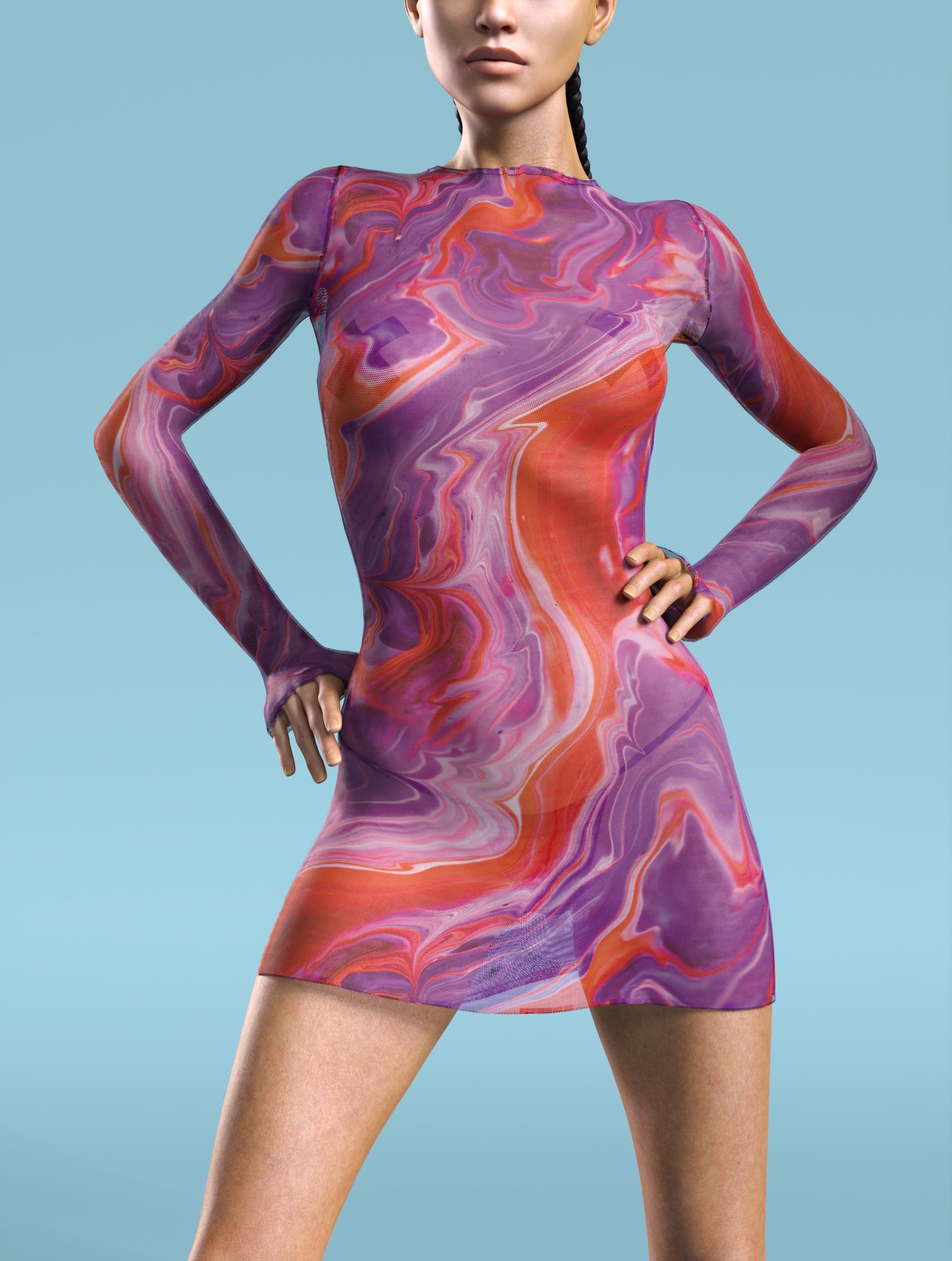 Rave Sheer Dress for Women Transparent Festival Short Dress - Etsy