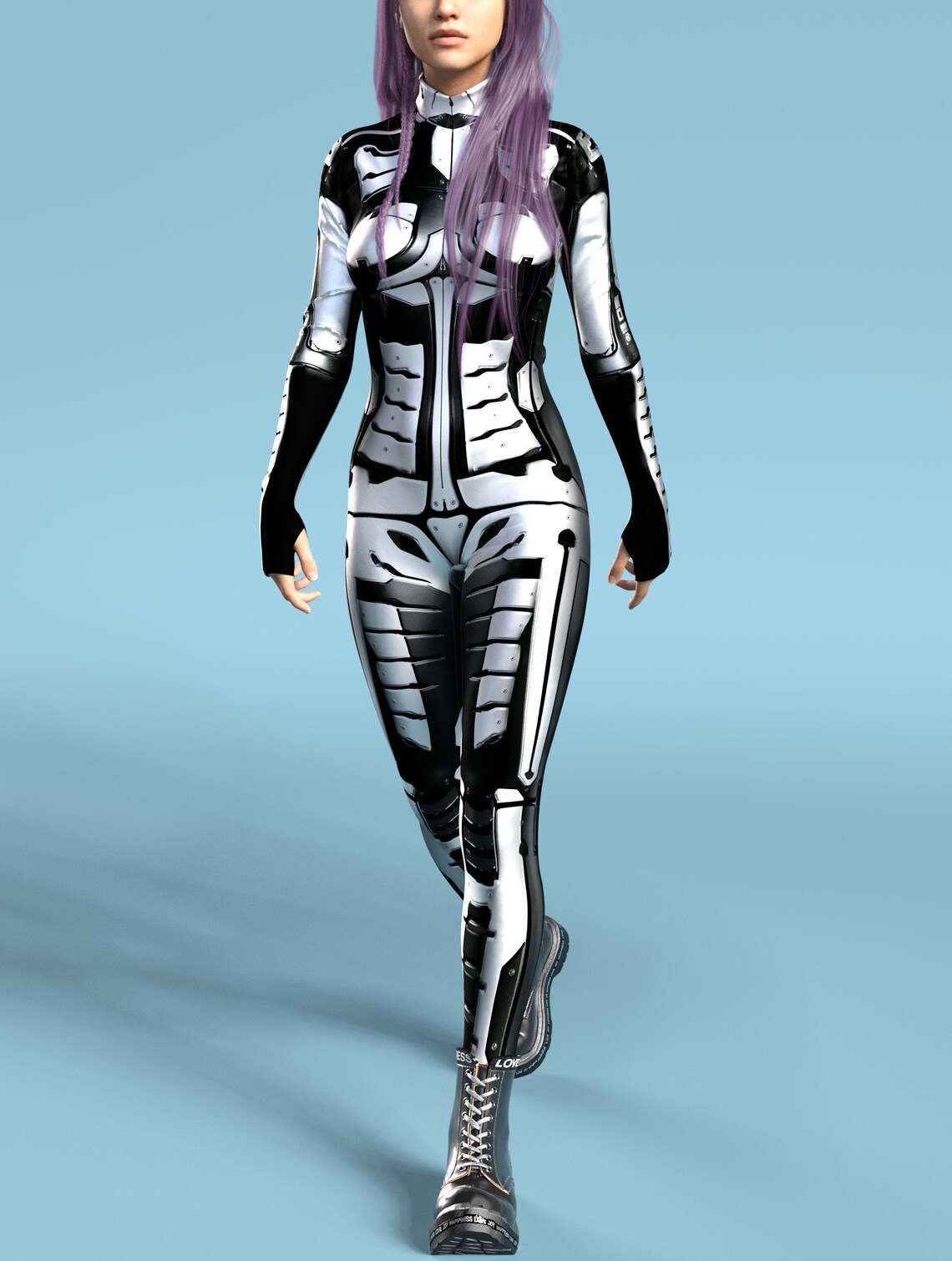 Robot Bodysuit Rave Clothing Festival Cyberpunk Clothing - Etsy