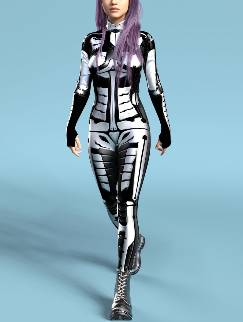 Robot Bodysuit Rave Clothing Festival Cyberpunk Clothing - Etsy