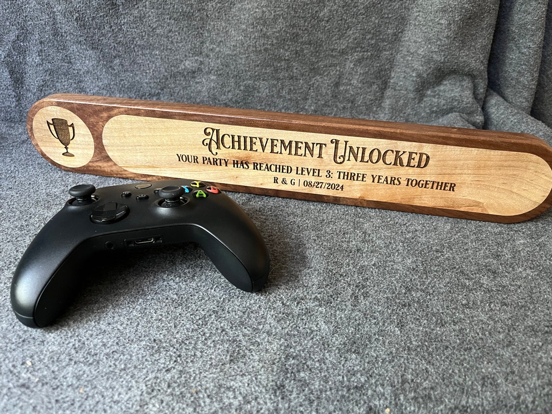 Achievement Unlocked! Personalized Achievement Plaque for Life Events ...