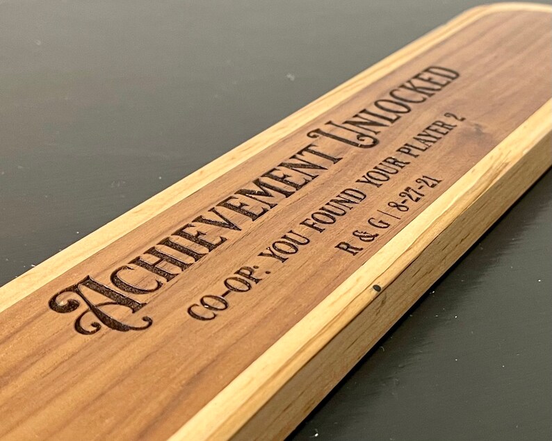 Achievement Unlocked! Personalized Achievement Plaque for Life Events ...