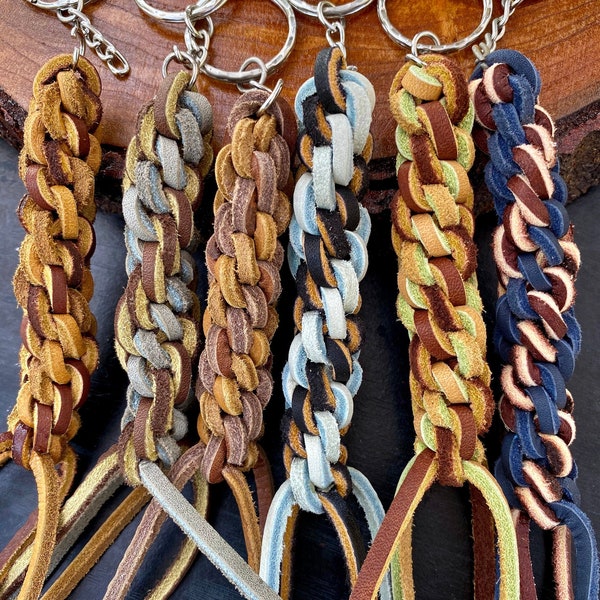 Braided Keychain Etsy 