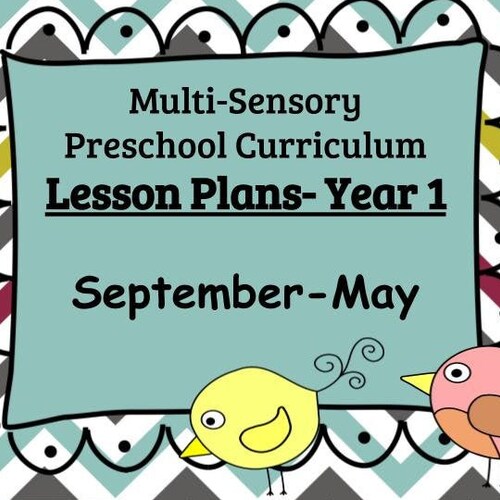 Preschool Curriculum Lesson Plans Year 2: September-may - Etsy