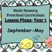 Preschool Curriculum- Lesson Plans Year 1: September - May - Etsy