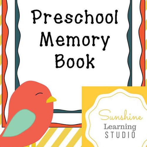 Preschool Memory Book - Etsy