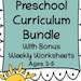 Preschool Curriculum BUNDLE Lesson Plans PLUS Weekly | Etsy