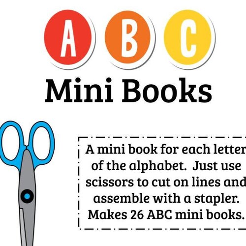 ABC Mini-books - Etsy